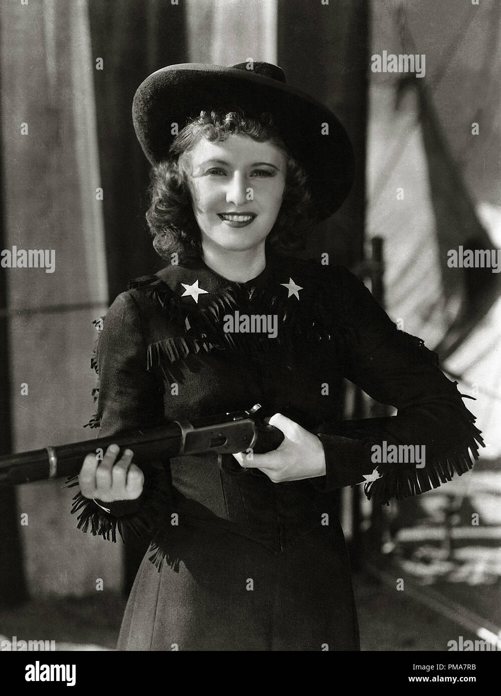 Barbara Stanwyck, "Annie Oakley", 1935 RKO Radio Pictures File ...