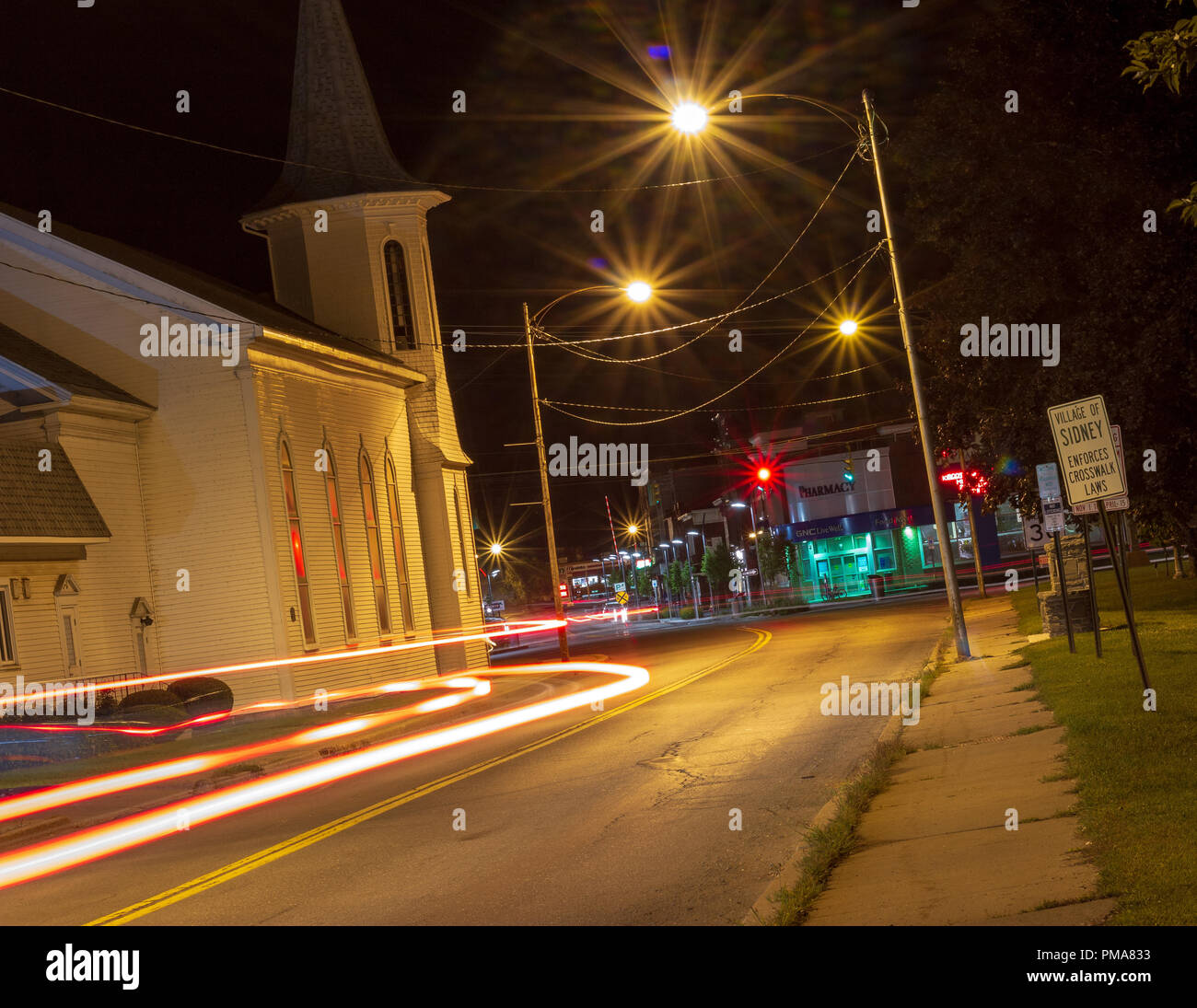 Small country town hi-res stock photography and images - Alamy
