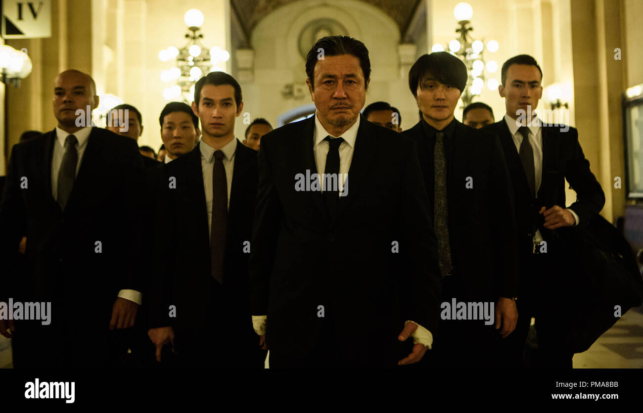 The merciless Mr. Jang (CHOI MIN-SIK) assembles his thugs in "Lucy ...