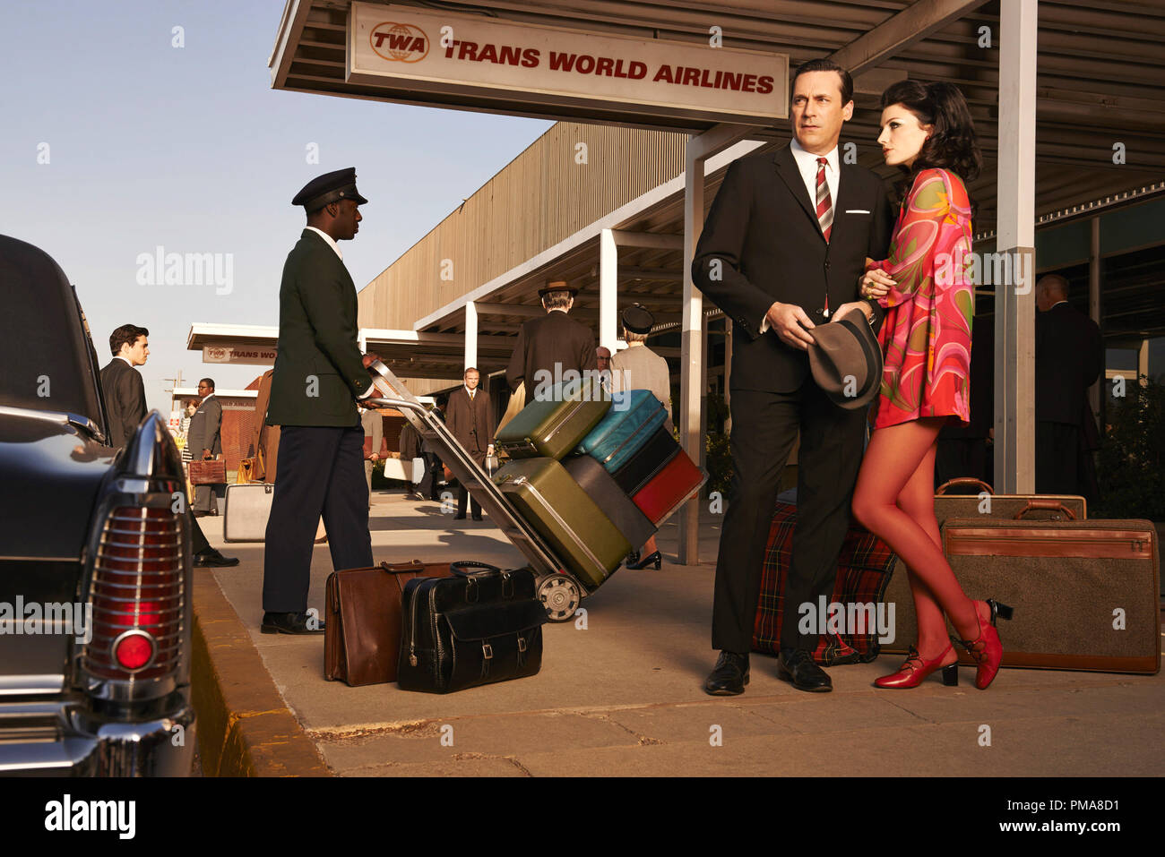 Don Draper (Jon Hamm) and Megan Draper (Jessica Pare) - MAD MEN Season ...
