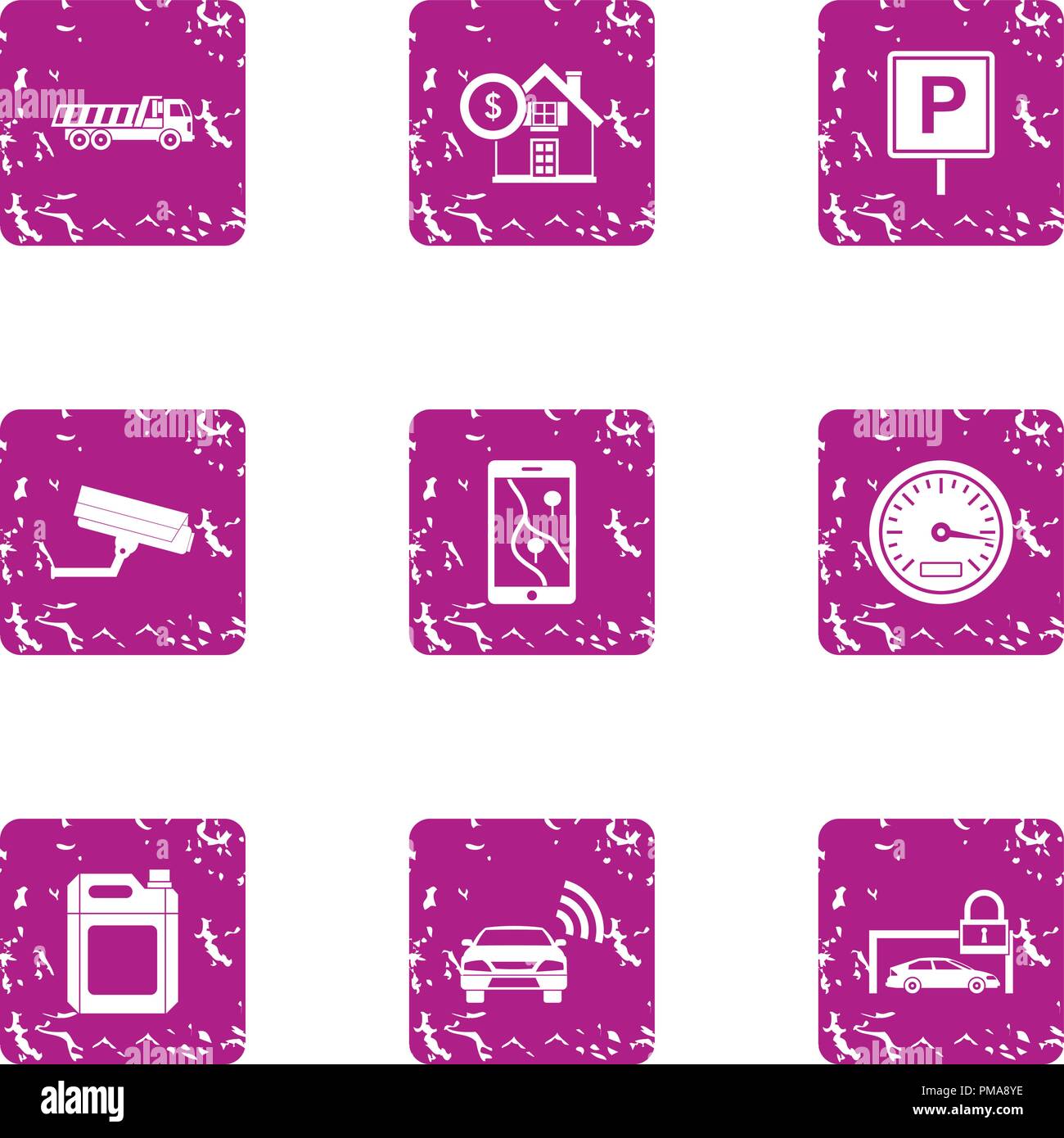 Car park bay Stock Vector Images - Alamy