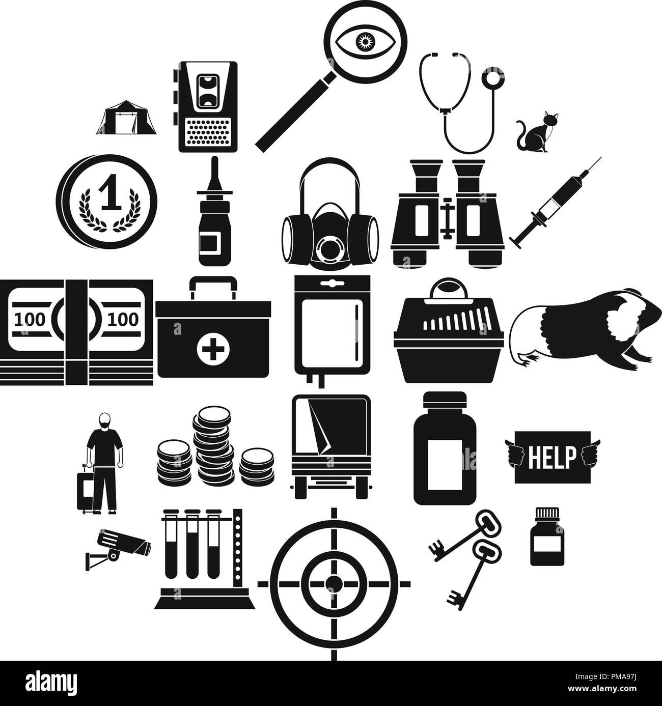 Police chase running Stock Vector Images - Alamy