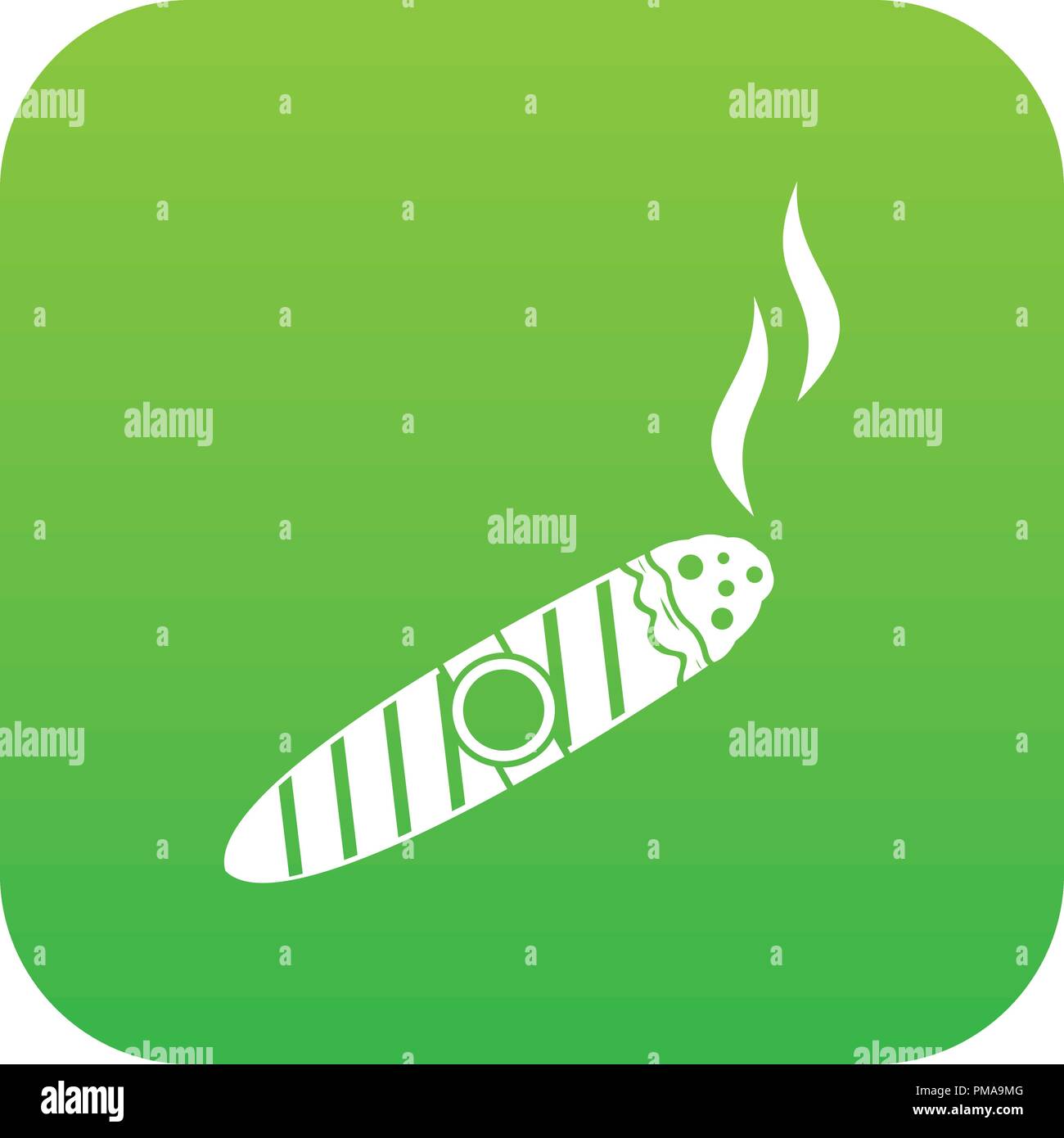 Cigar icon digital green Stock Vector Image & Art - Alamy