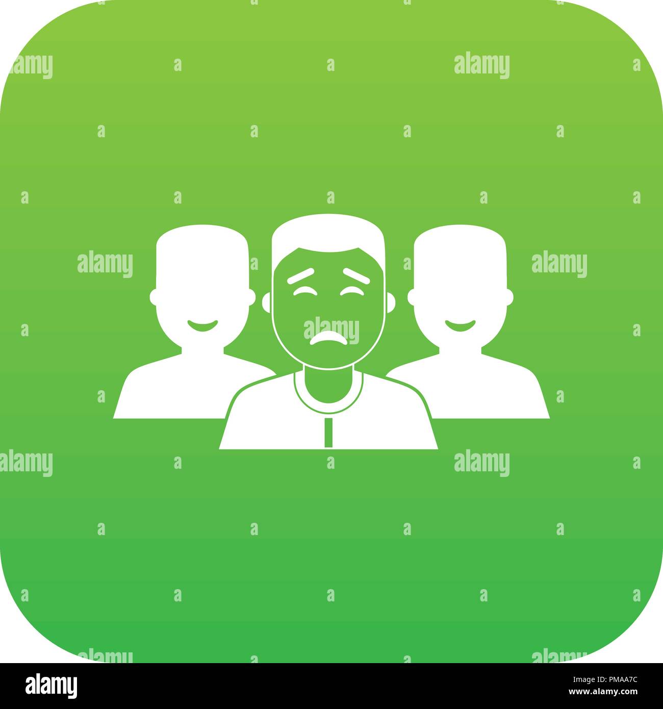People group icon digital green Stock Vector Image & Art - Alamy