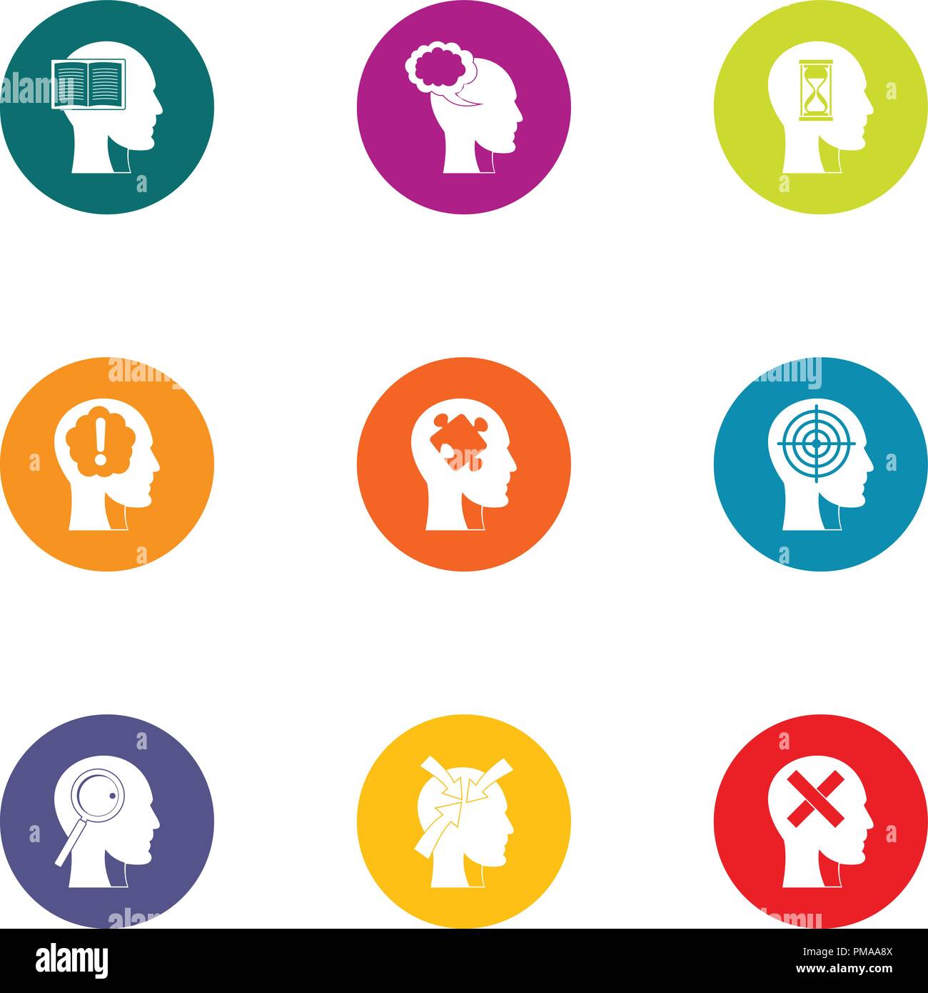 University student lecture mind Stock Vector Images - Alamy