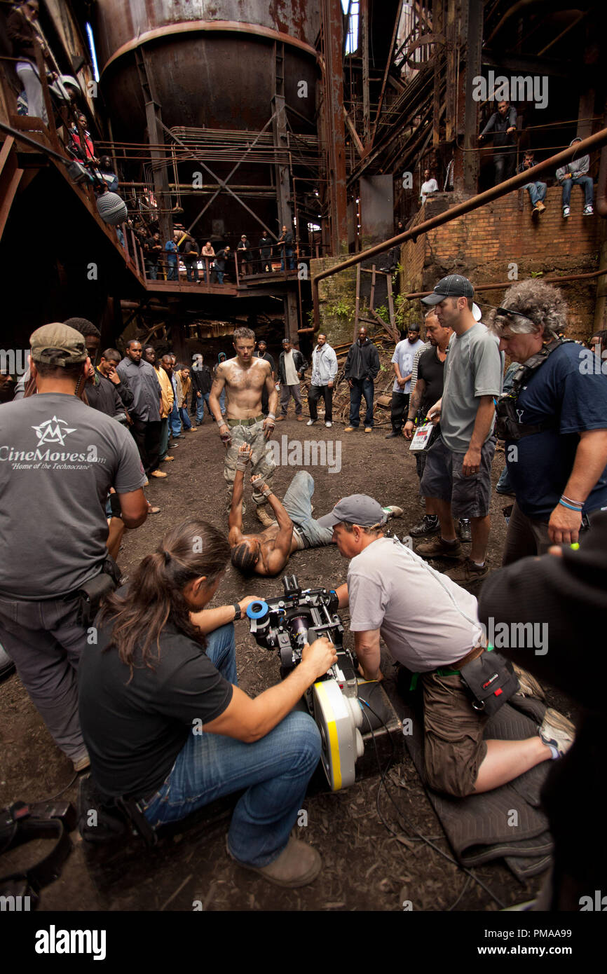 The cast and crew of Relativity Media's "Out of the Furnace" prepare ...