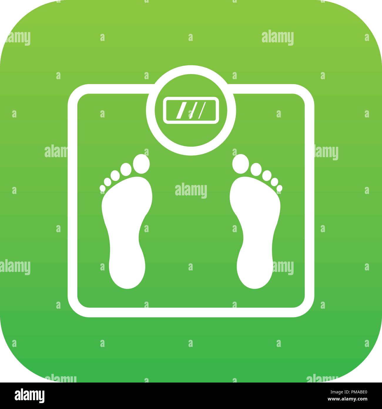 Digital bathroom scales Stock Vector Images - Alamy