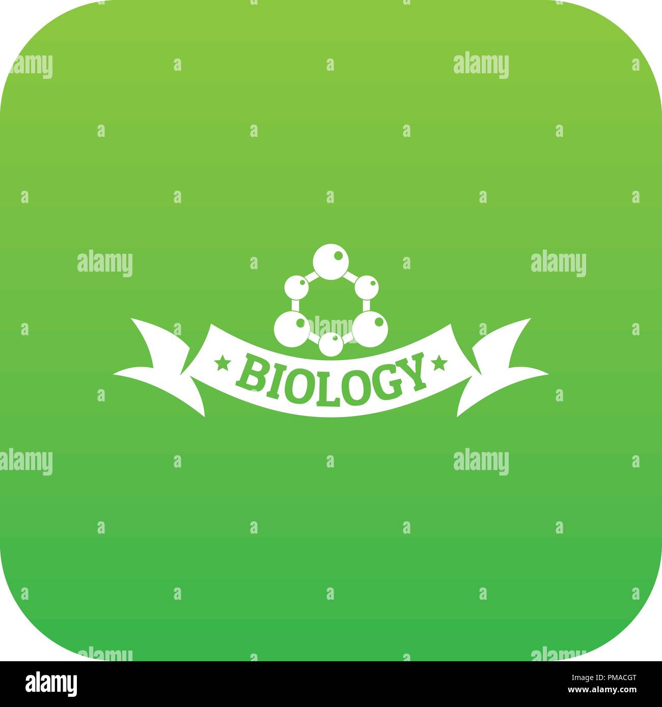 Genetic biology icon green vector Stock Vector Image & Art - Alamy