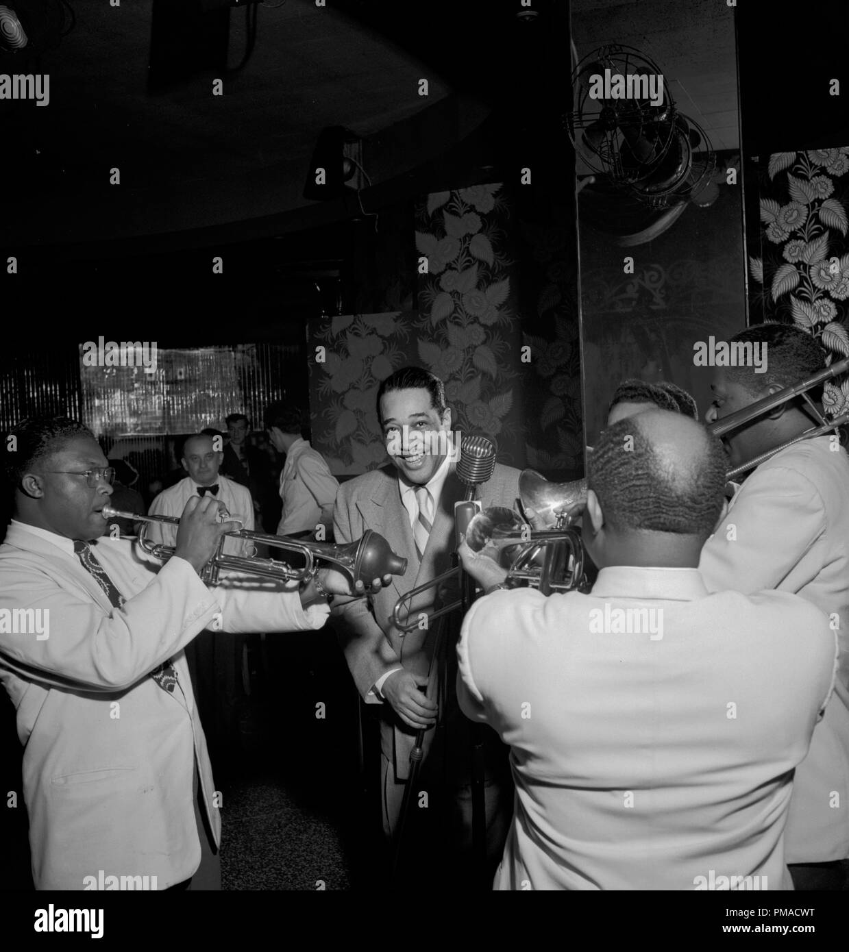 Portrait of Duke Ellington, Cat Anderson, and Sidney De Paris ...