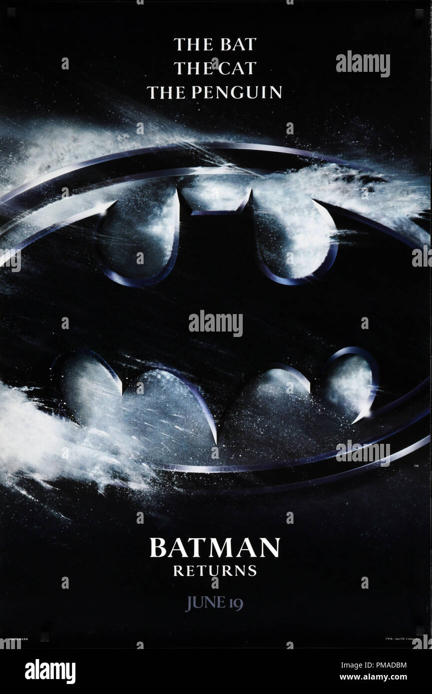 Batman returns poster hi-res stock photography and images - Alamy