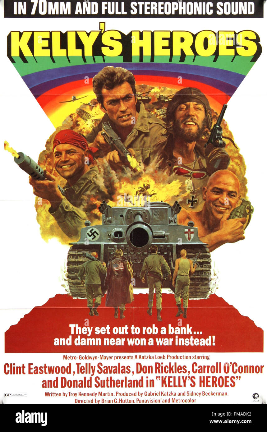 Kelly's heroes poster hi-res stock photography and images - Alamy