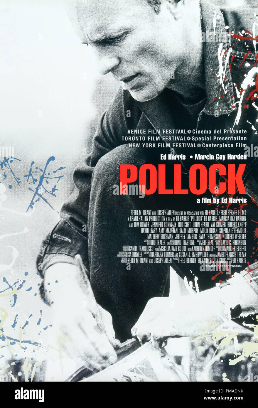 "Pollock" - US Poster 2000 Sony Pictures Ed Harris File Reference ...
