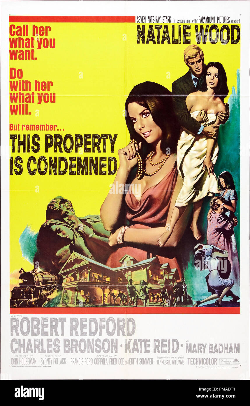 "This Property Is Condemned" - US Poster 1966 Paramount Pictures Robert ...