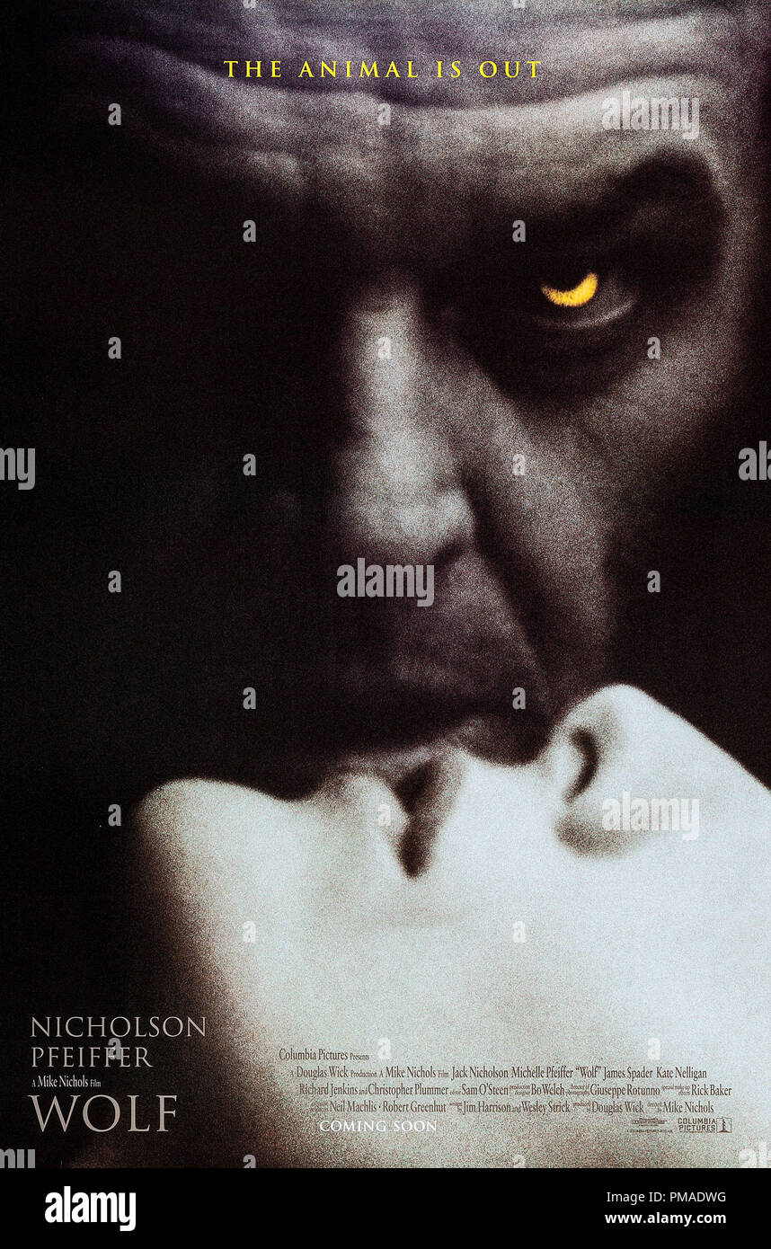 Wolf - US Poster 1994 Columbia Pictures Jack Nicholson File Reference ...