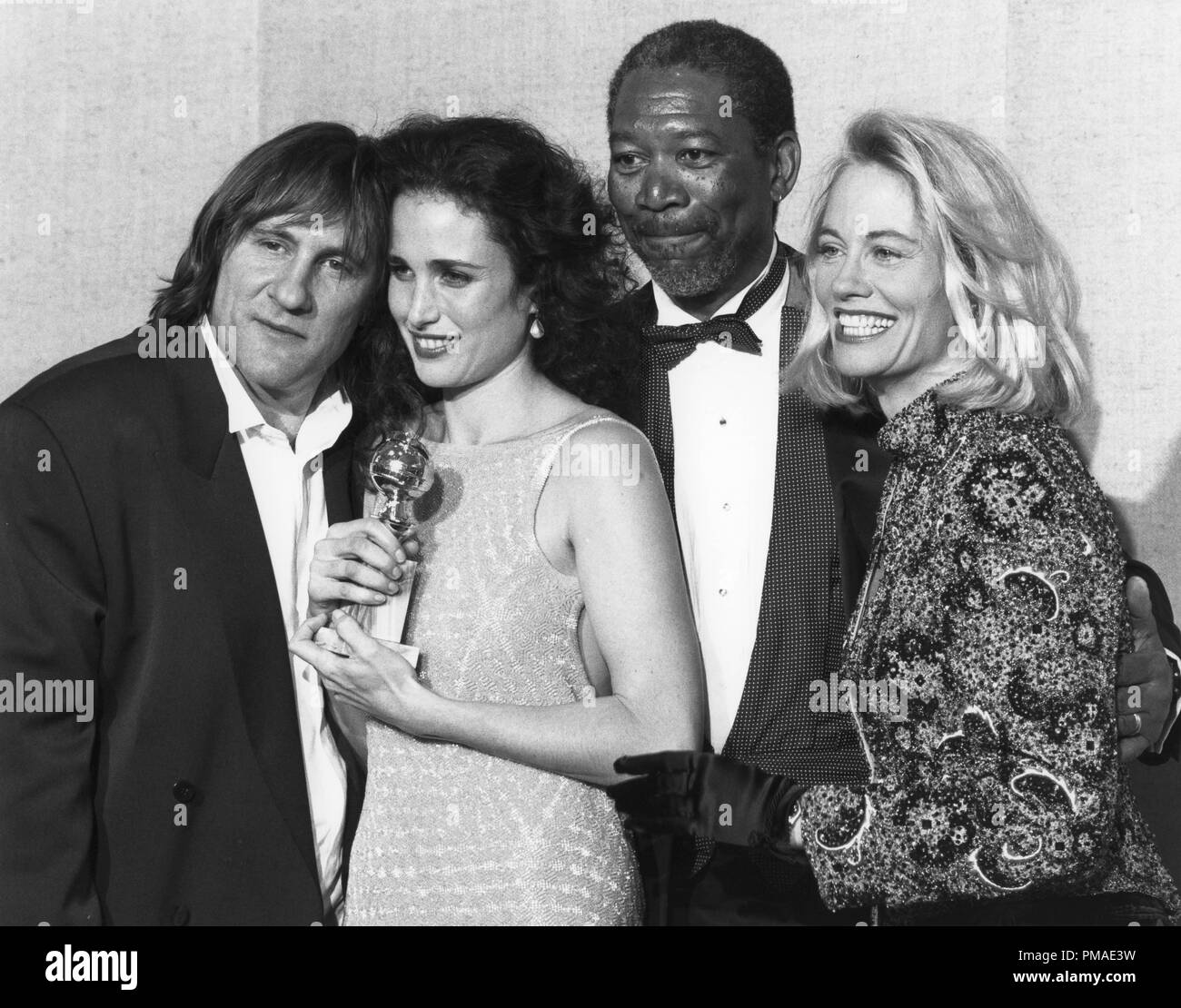 Gerard depardieu andie macdowell Black and White Stock Photos & Images ...