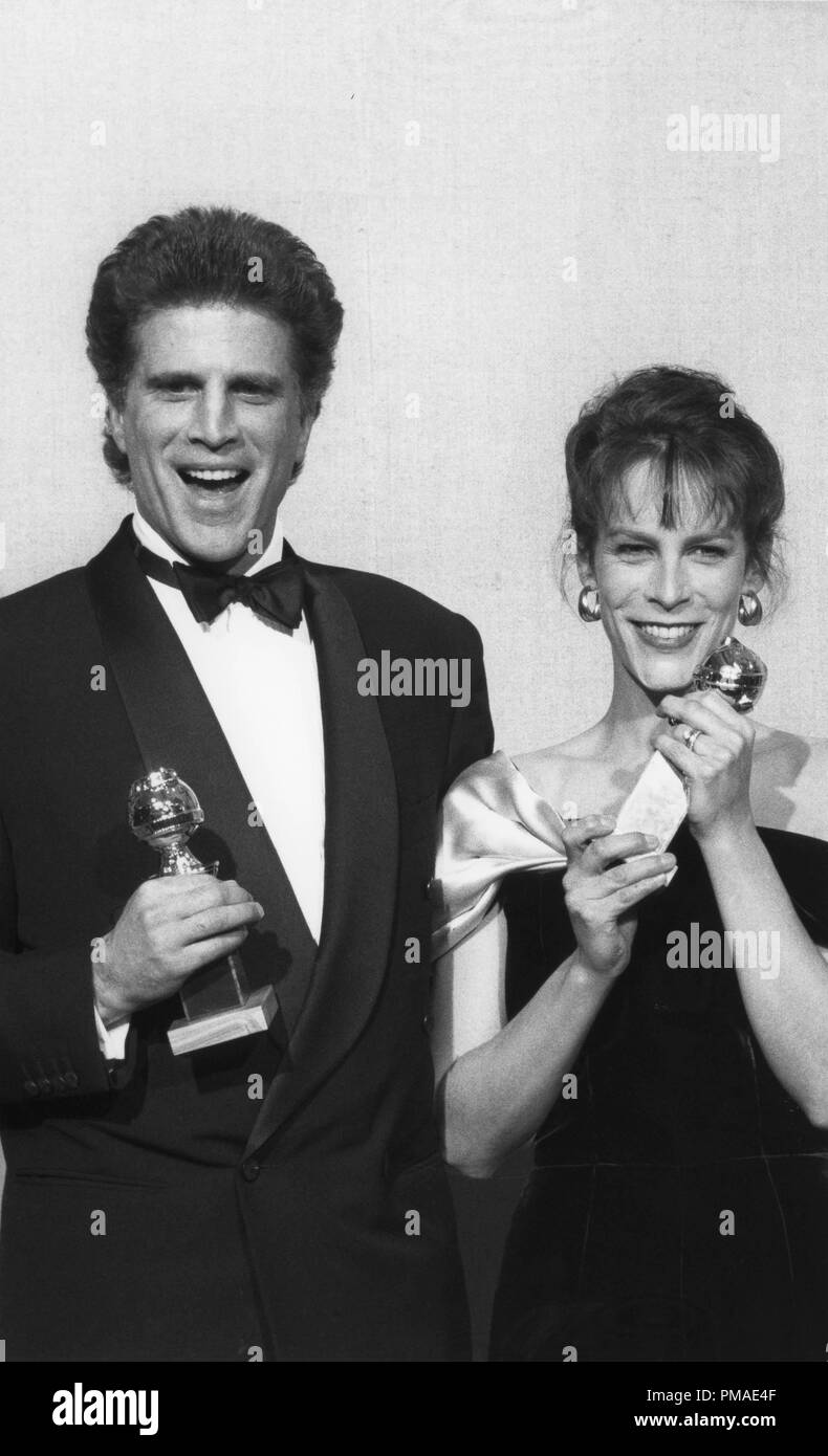 Ted Danson, Jamie Lee Curtis at the 47th Annual Golden Globe Awards ...