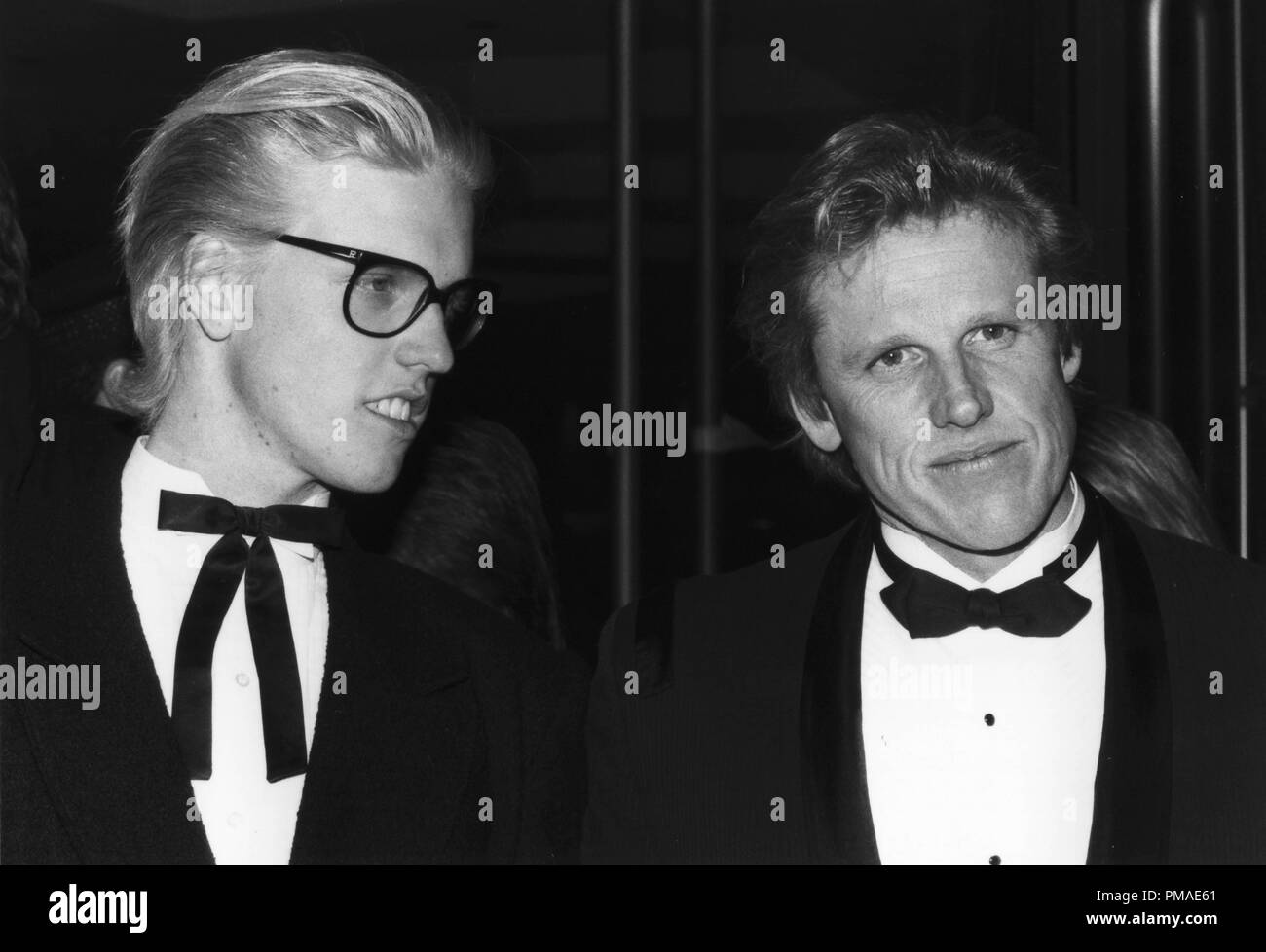 Jake busey and gary busey Black and White Stock Photos & Images - Alamy