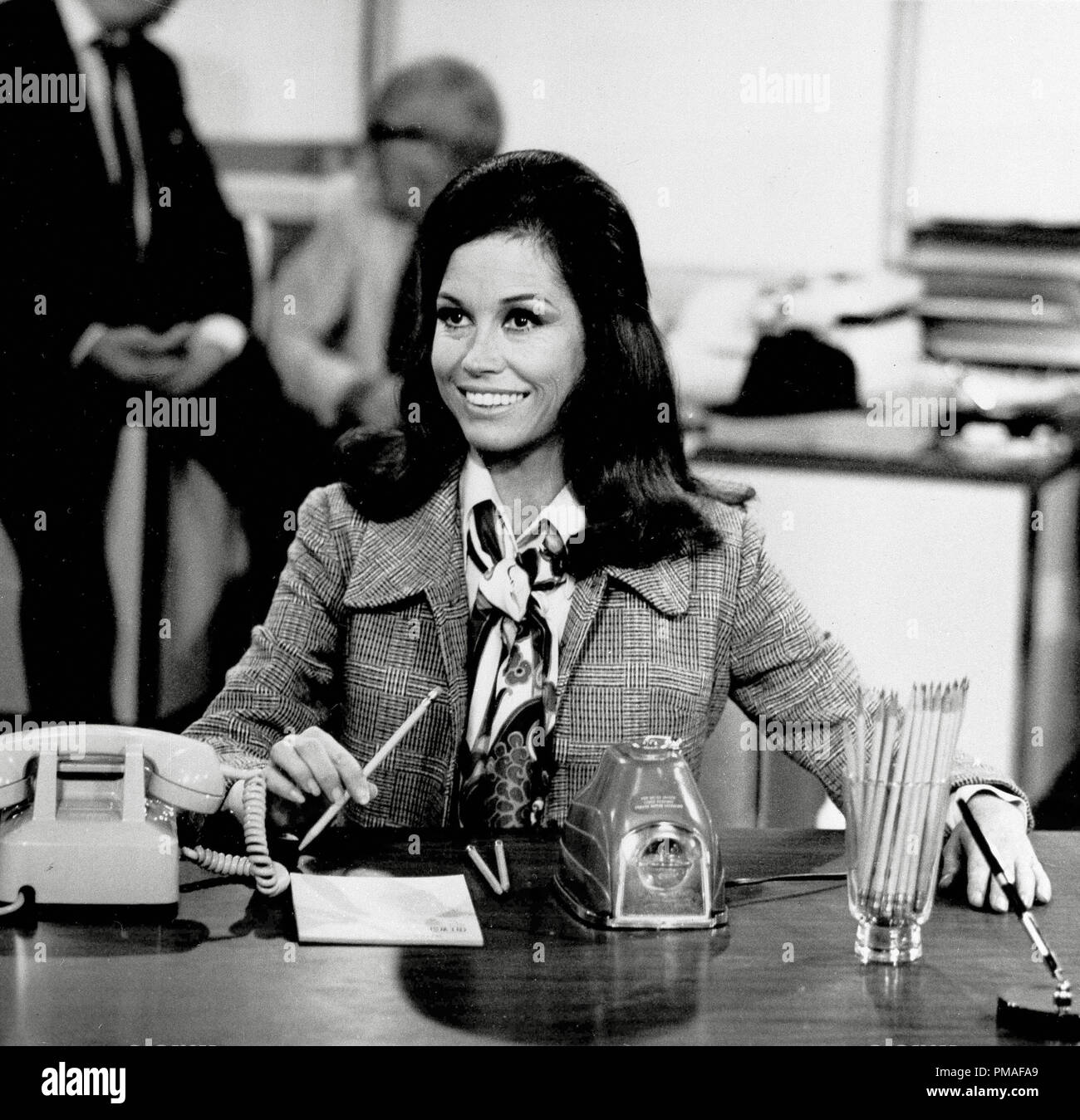 Mary Tyler Moore as Television news producer Mary Richards in "The Mary ...