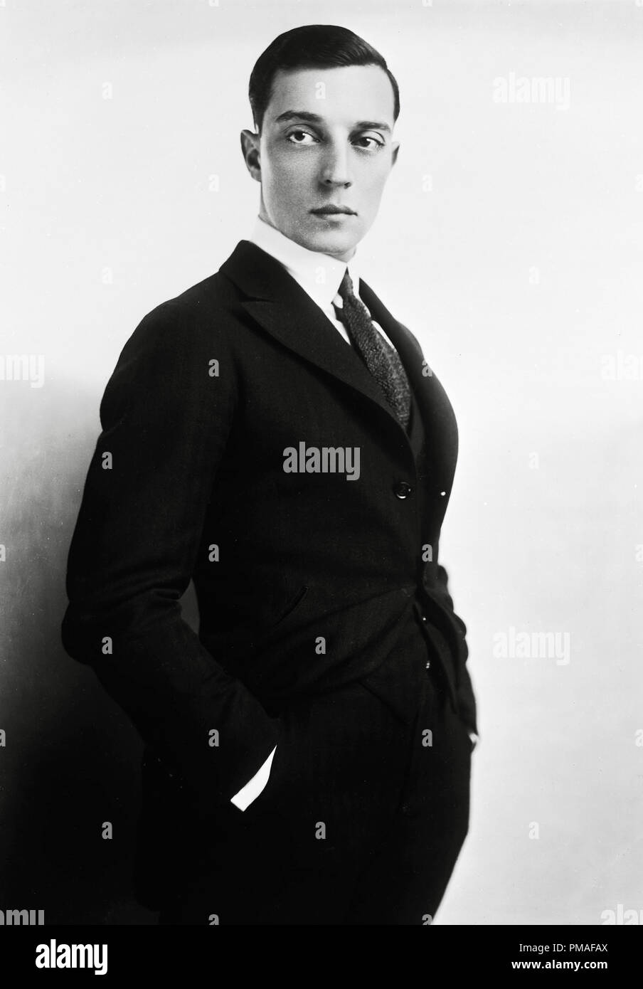 Silent film comedian Buster Keaton, circa 1920 File Reference # 32633 ...