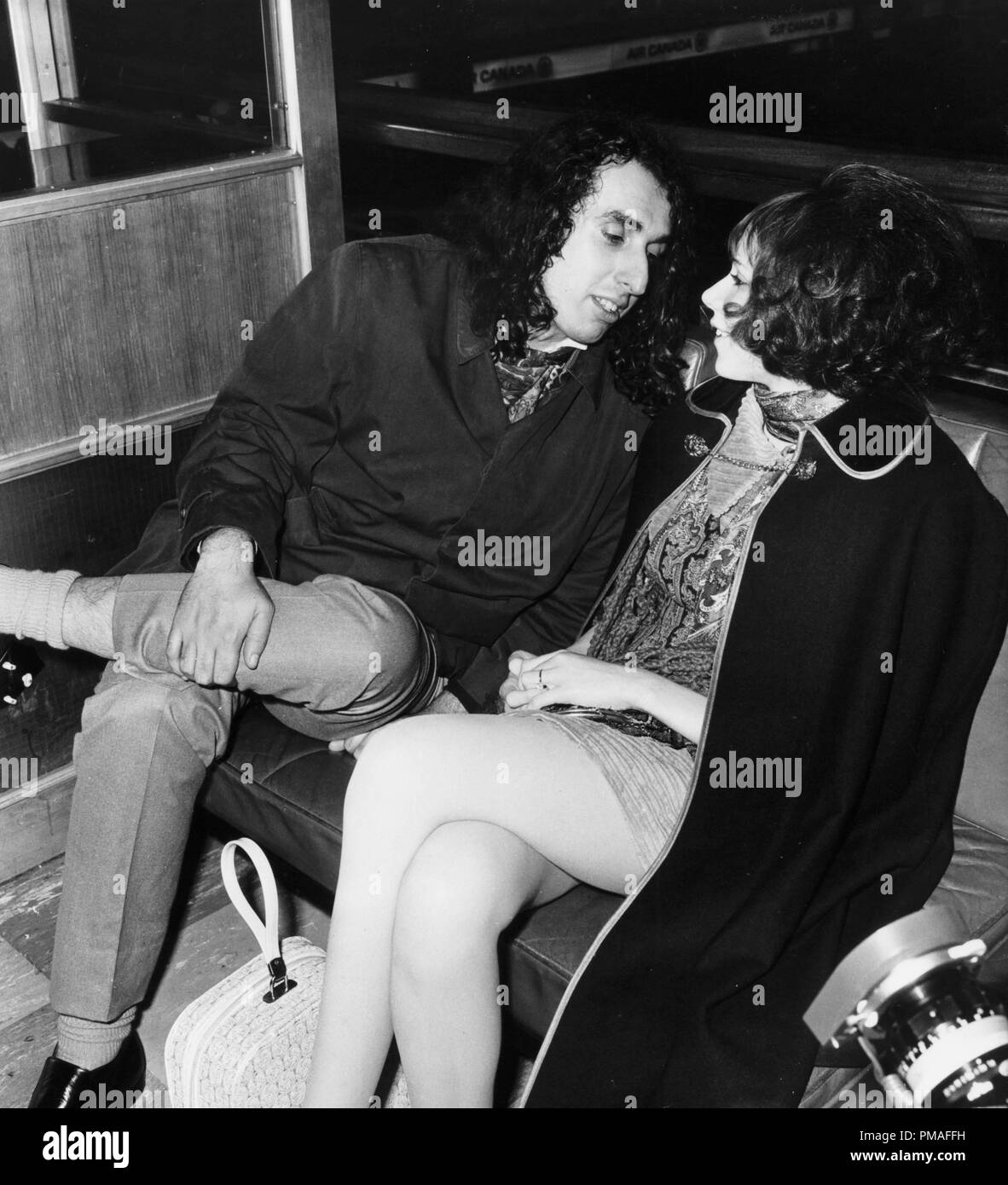 Tiny Tim And His Wife Vicki Budinger At Heathrow Airport 1969 © Jrc The Hollywood Archive