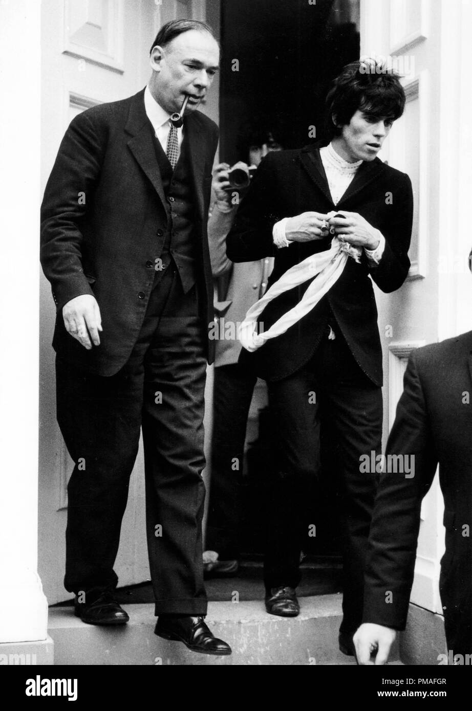Keith Richards leaving his house to go to court, 1967 © JRC /The ...