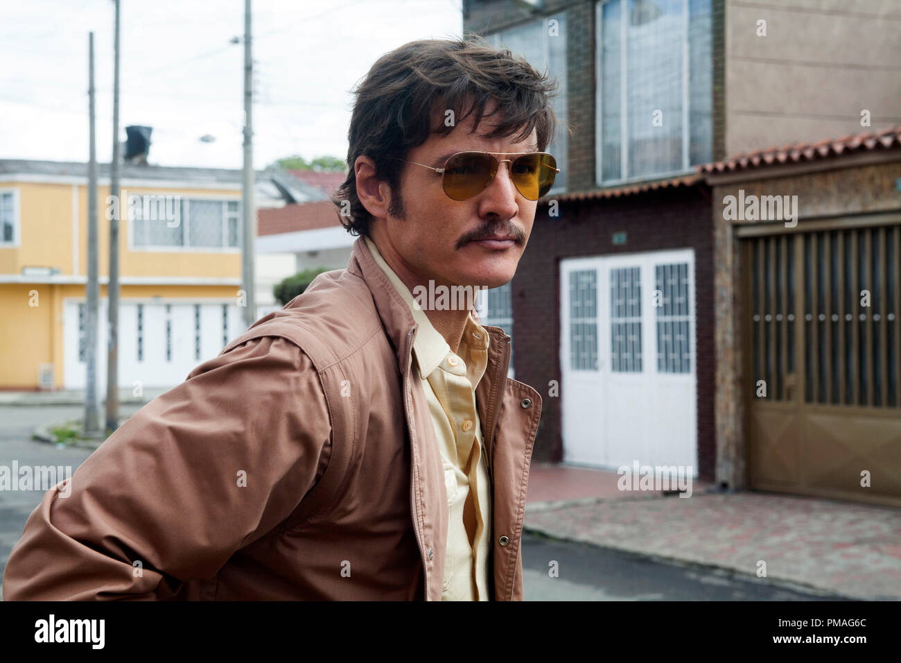 PEDRO PASCAL stars in NARCOS Stock Photo - Alamy