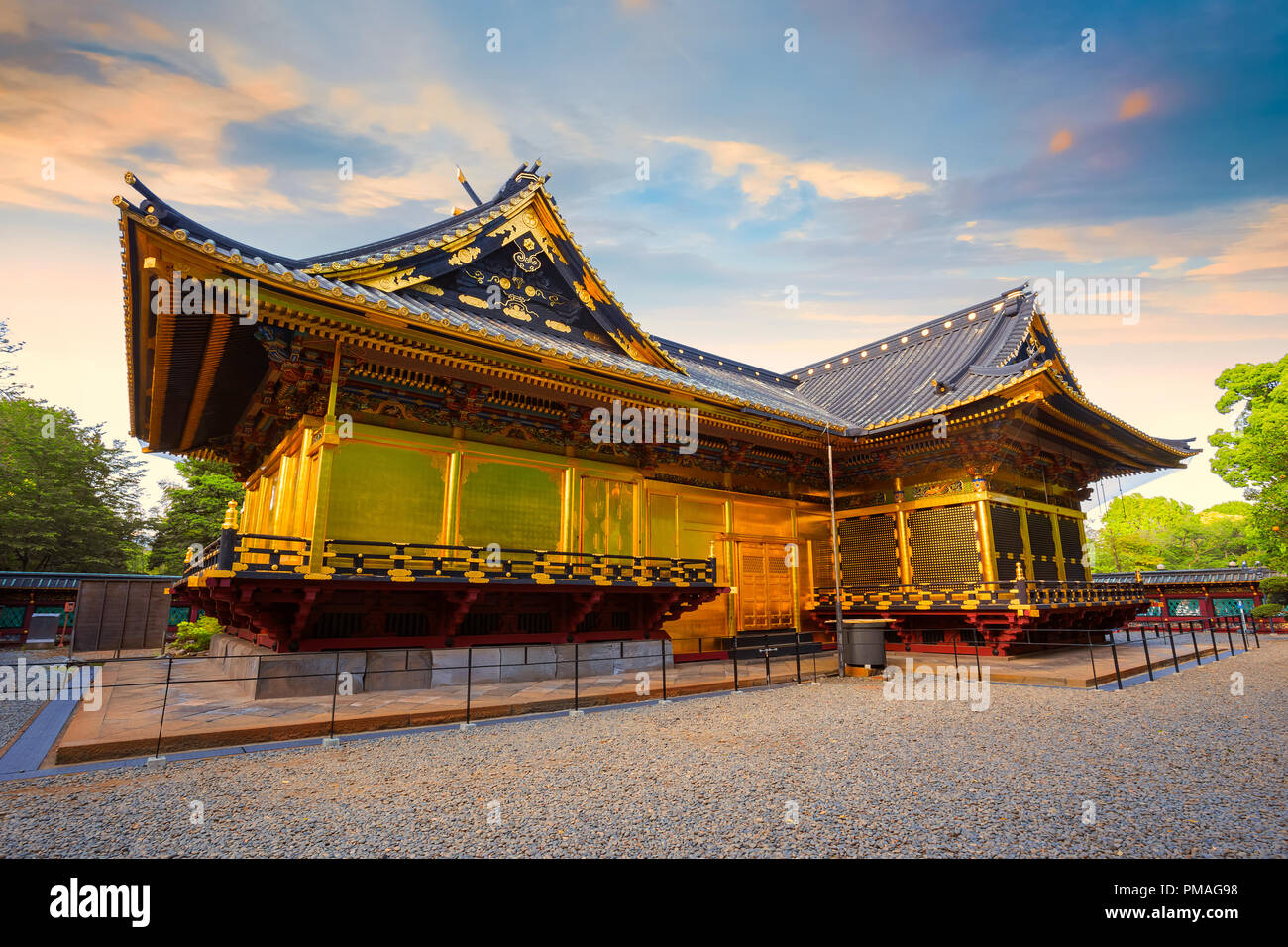 Ueno Toshogu Shrine in Ueno Park, Tokyo, Japan TOKYO, JAPAN - APRIL 29 ...