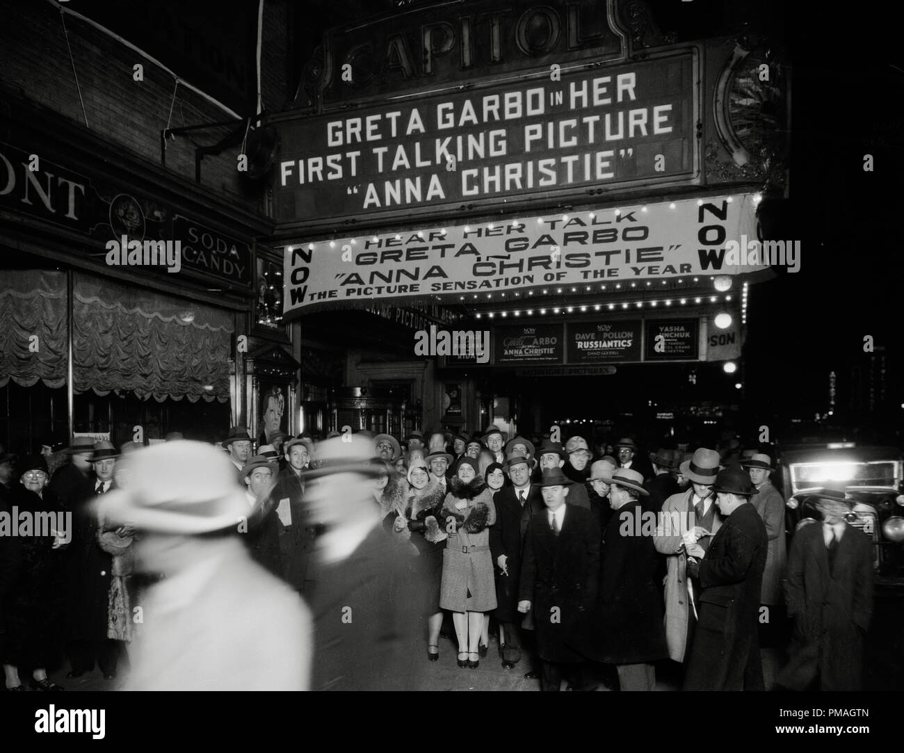 Anna christie 1930 capitol theatre hi-res stock photography and images ...