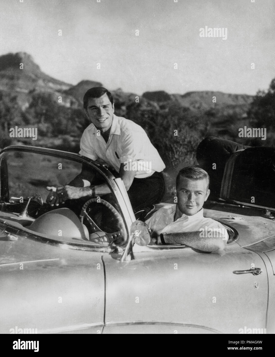 George Maharis and Martin Milner, "Route 66" circa 1960 CBS File ...