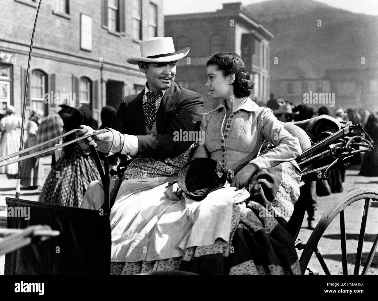 Clark Gable and Vivien Leigh, "Gone With the Wind" 1939 MGM File Reference # 32733 482THA Stock ...
