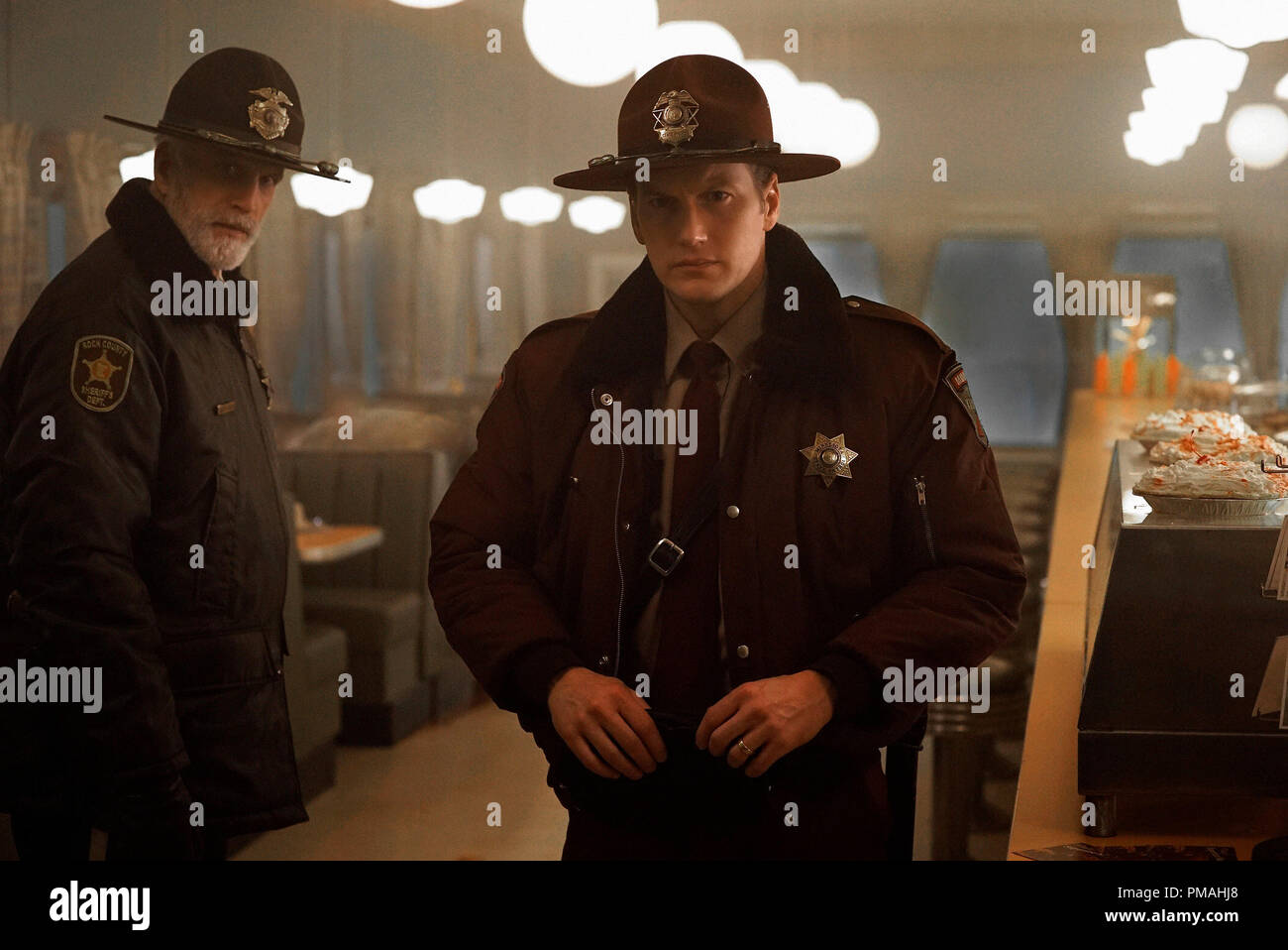 FARGO -- Pictured: (L-R) Ted Danson as Hank Larsson, Patrick Wilson as ...