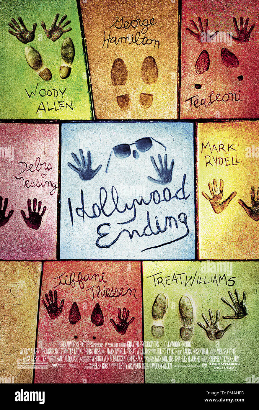 Poster from the film "Hollywood Ending" 2002 Stock Photo - Alamy