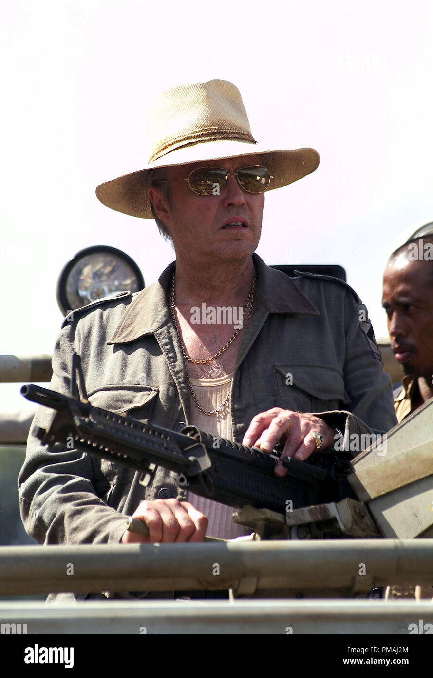 CHRISTOPHER WALKEN as Hatcher in the action-adventure The Rundown. 2003 ...