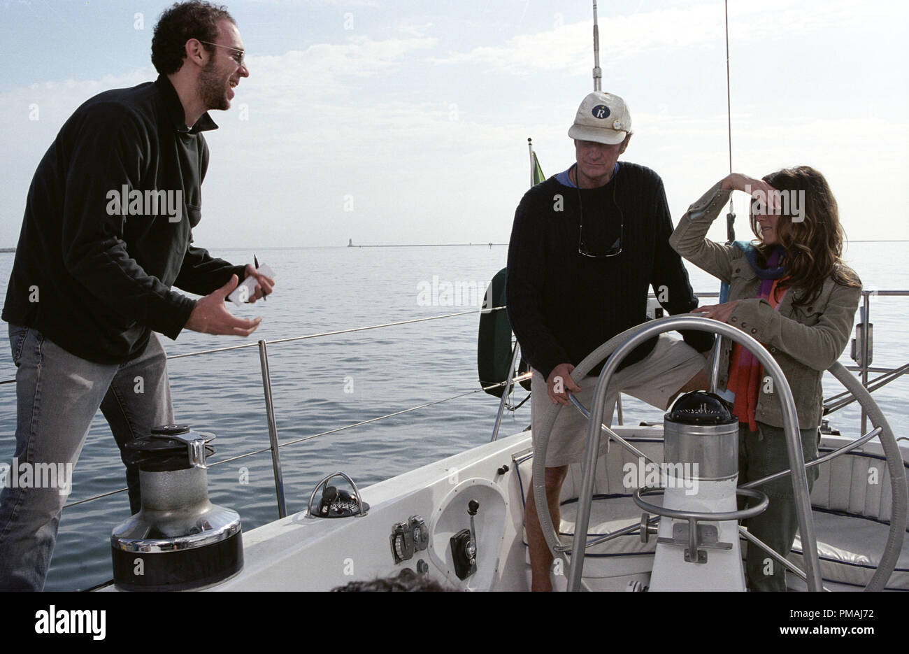 Writer/Director JOHN HAMBURG, with BRYAN BROWN as Leland Van Lew and ...