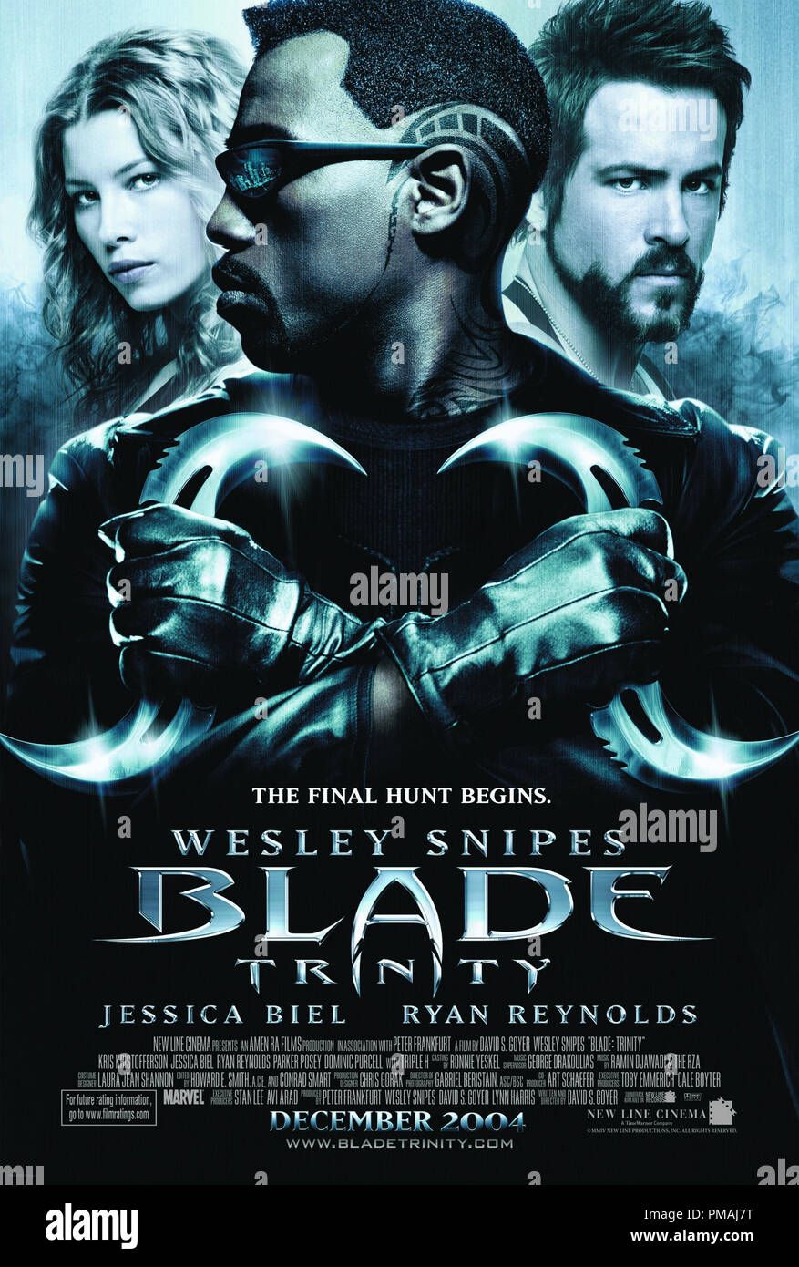 "Blade Trinity" (2004) Poster Stock Photo - Alamy