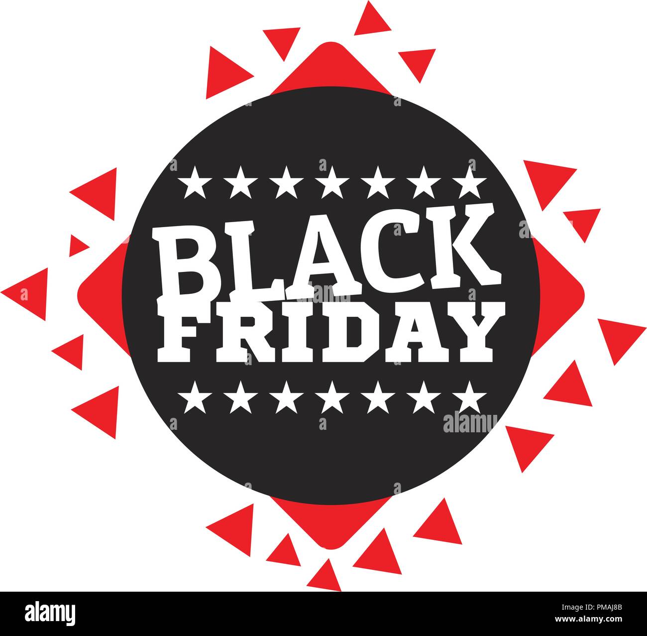Isolatted black friday label Stock Vector Image & Art - Alamy