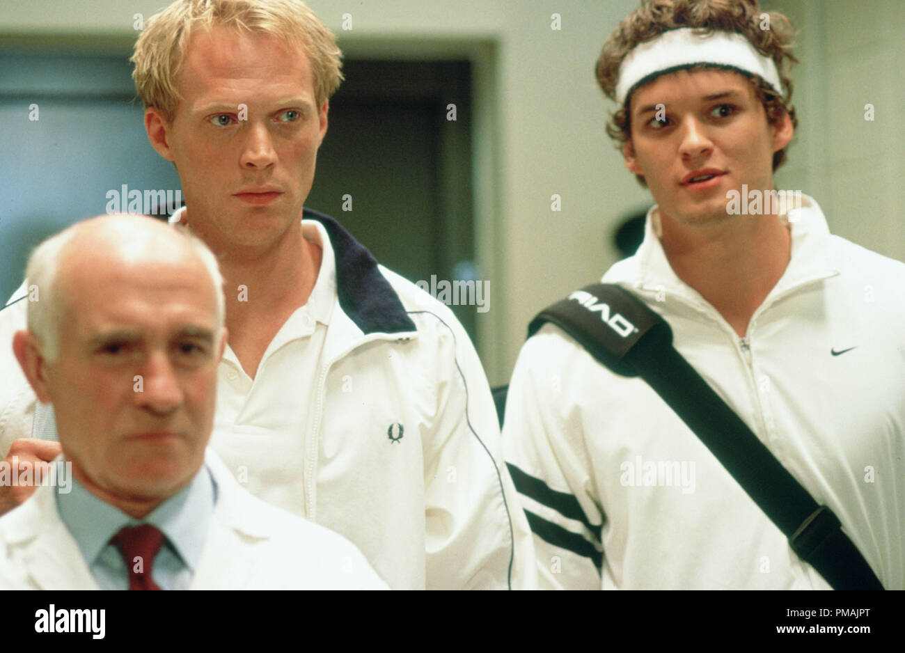 (L to r) British contender Peter Colt (PAUL BETTANY) and American champ ...
