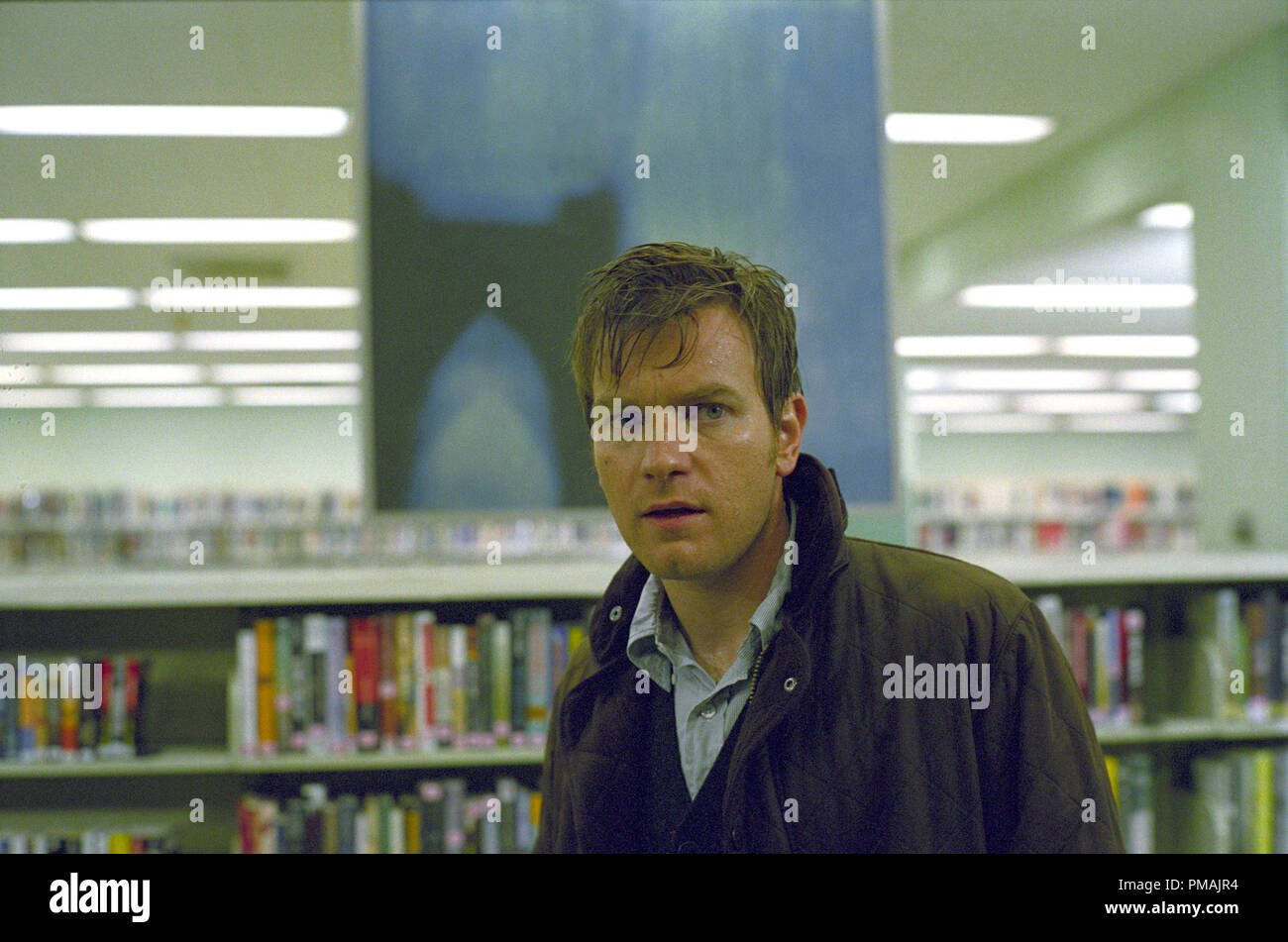 A chess match between Sam Foster (Ewan McGregor, left) and his friend ...