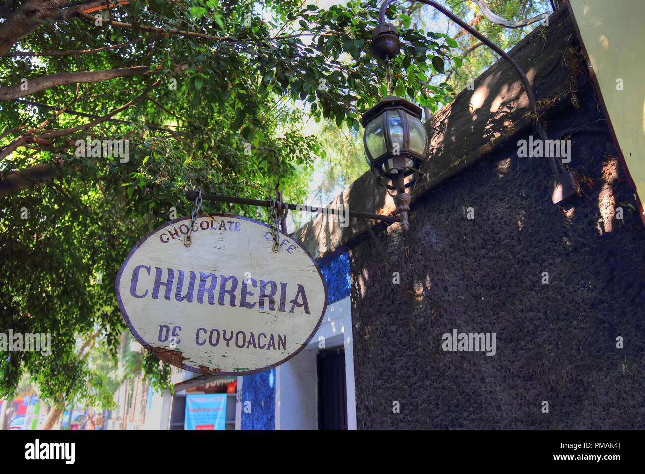 Colorful architecture coyoacan mexico city hi-res stock photography and ...