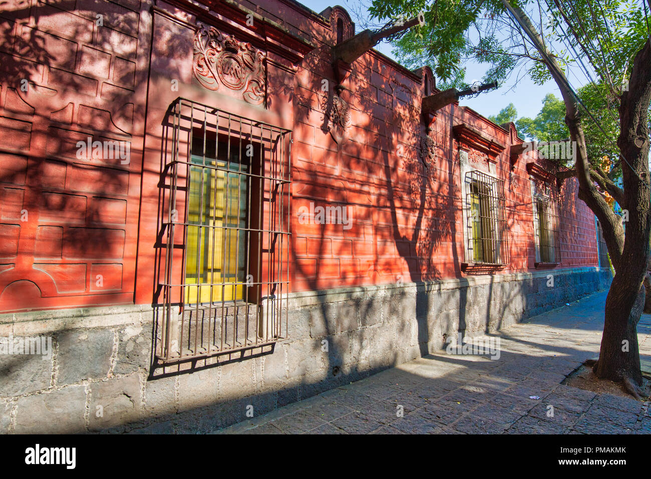 Colorful architecture coyoacan mexico city hi-res stock photography and ...