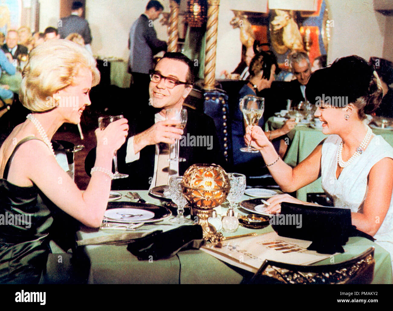 Dorothy Provine, Jack Lemmon, Romy Schneider, "Good Neighbor Sam" (1964 ...