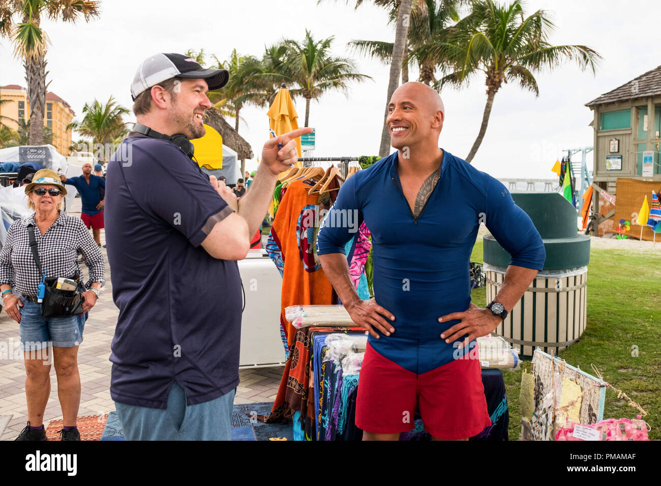 Dwayne johnson baywatch hi-res stock photography and images - Alamy