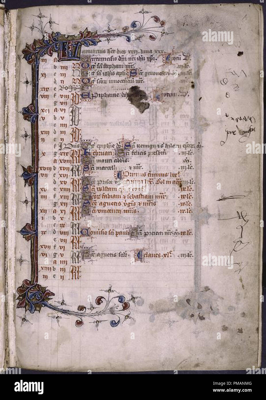 Medieval Manuscript Border High Resolution Stock Photography and Images ...