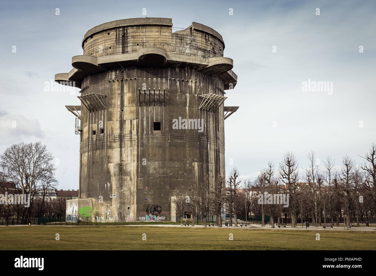 Wien flakturm vienna flak tower hi-res stock photography and images - Alamy