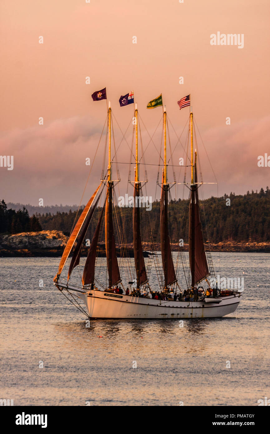Tall Ship Bar Harbor, Maine, USA Stock Photo - Alamy