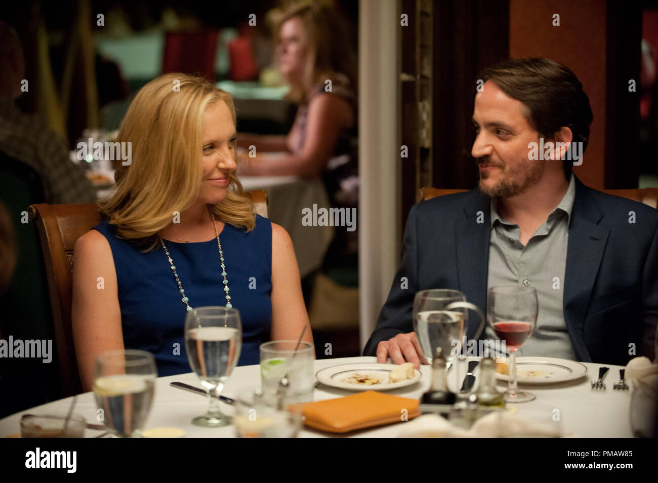 Still of Toni Collette and Ben Falcone in Enough Said Stock Photo - Alamy