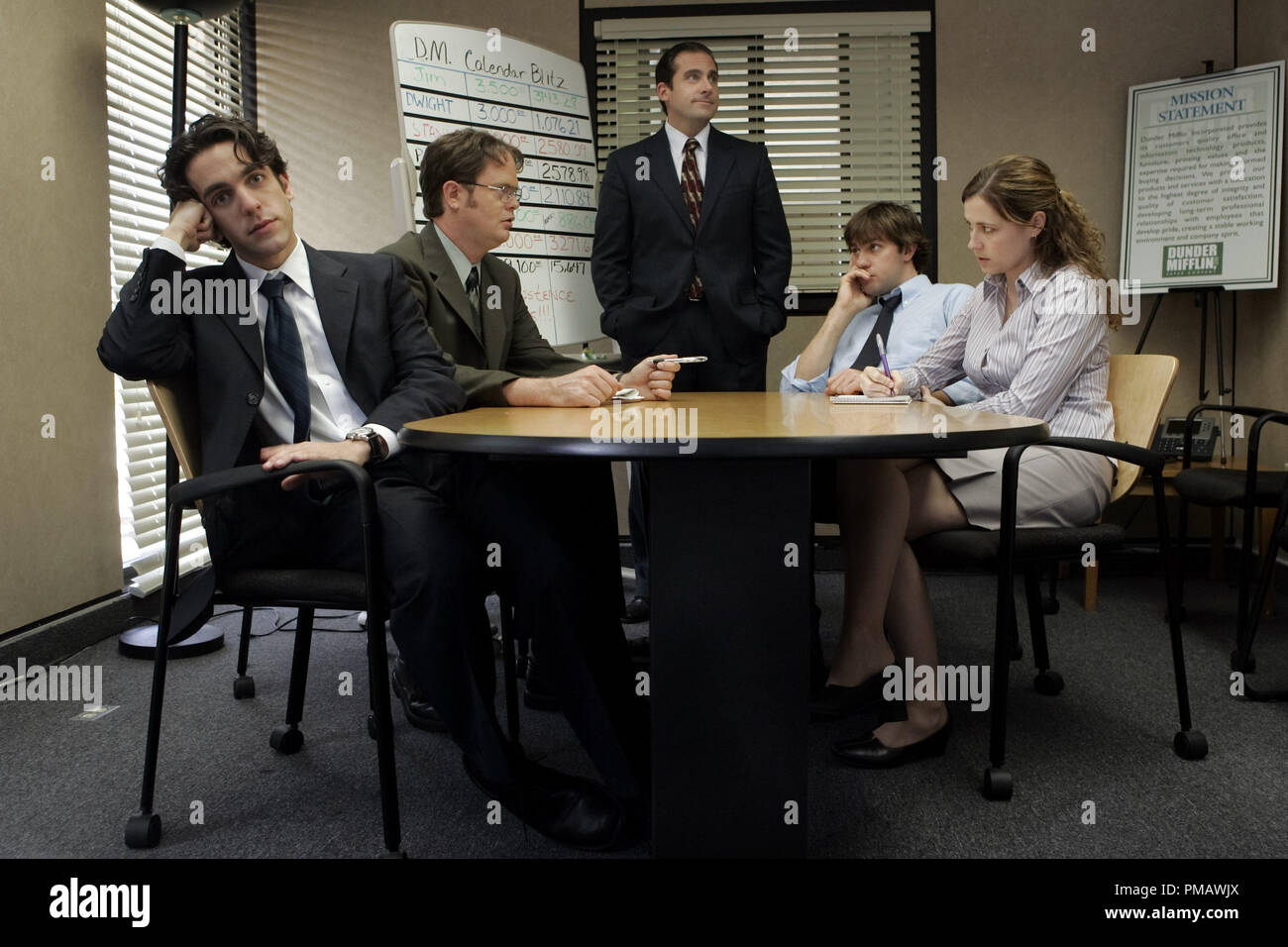 "The Office" Season 1 (2005) B.J Novak, Rainn Wilson, Steve Carell ...