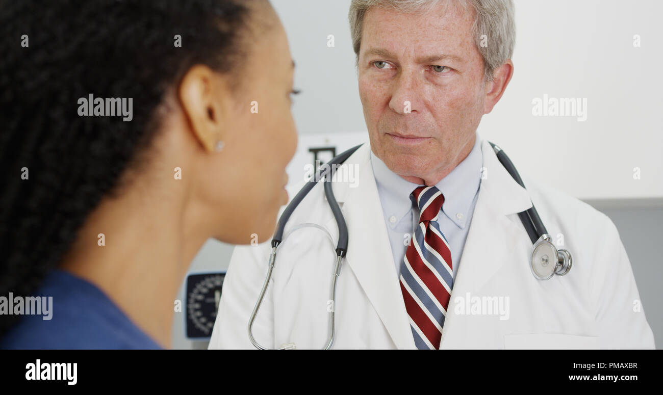 African american senior concern hi-res stock photography and images - Alamy