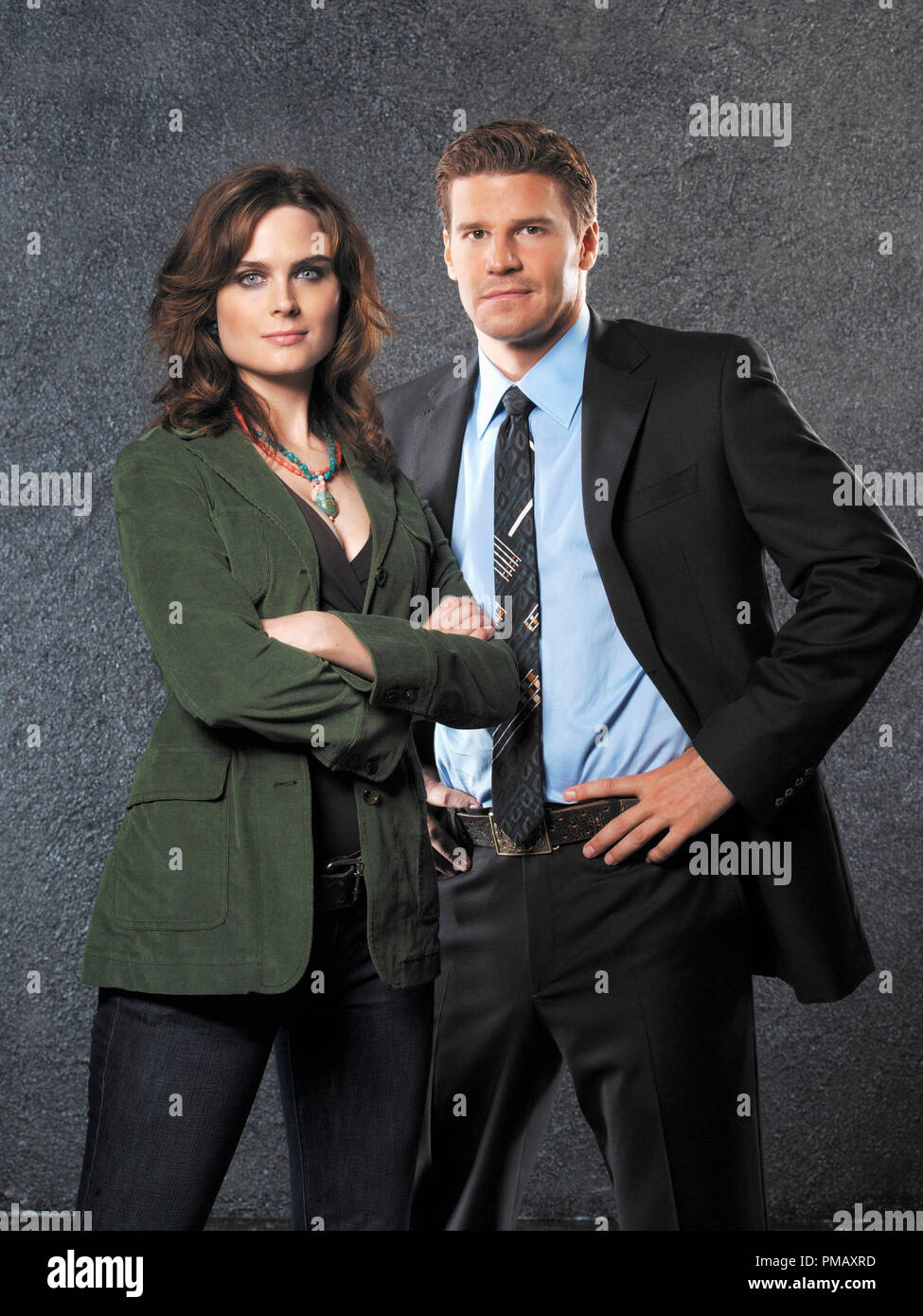 "Bones" Season 1 (2005 - 2006) Emily Deschanel, David Boreanaz Stock ...