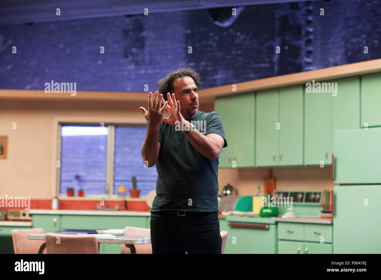 Alejandro gonzalez inarritu on set hi-res stock photography and images ...